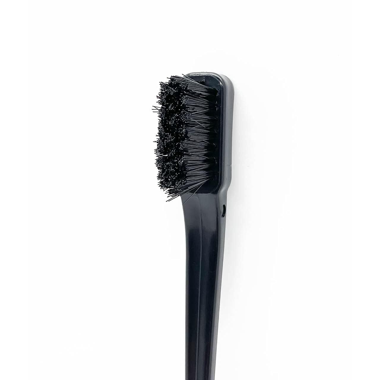Kitsch Hair Edge Control Brush & Baby Hair Brush Comb Set, Double Sided Edge Fixer & Hair Styling Brush with Soft Nylon Bristles, Dual Edges for Grooming & Tame Flyaways, Combo Pack 2 Pieces (Black)