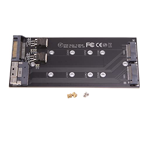 Viupolsor SFF-8654 8I Split Card X8 to VROC NVMe M.2 NGFF to Slimline NVME PCIe SSD SATA Adapter for Mainboard
