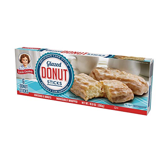 Little Debbie Donut Sticks 6 Individually Wrapped Snack Cakes, 10 OZ Box