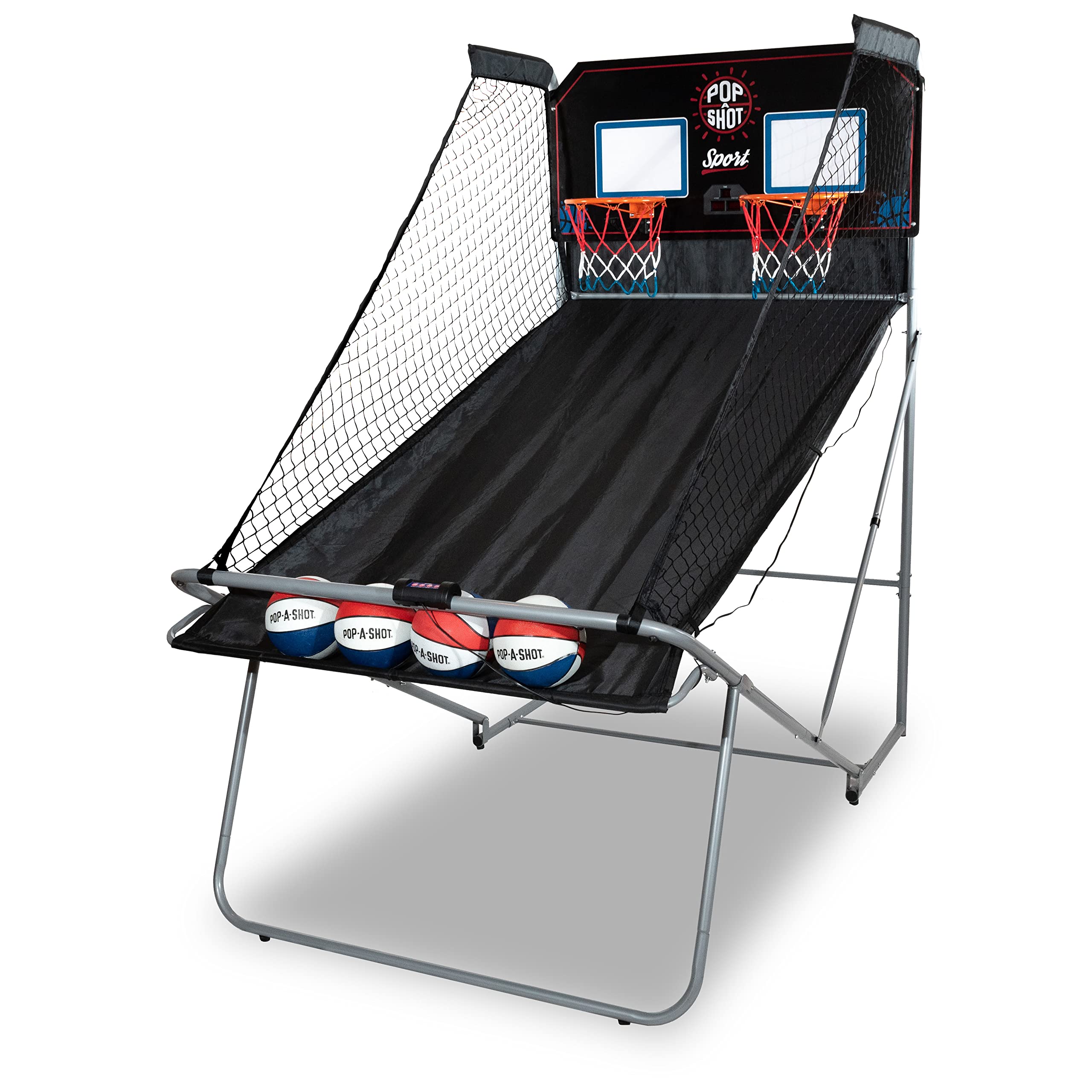 Pop-A-Shot Official Dual Shot Sport Arcade Basketball Game (Black and Blue)
