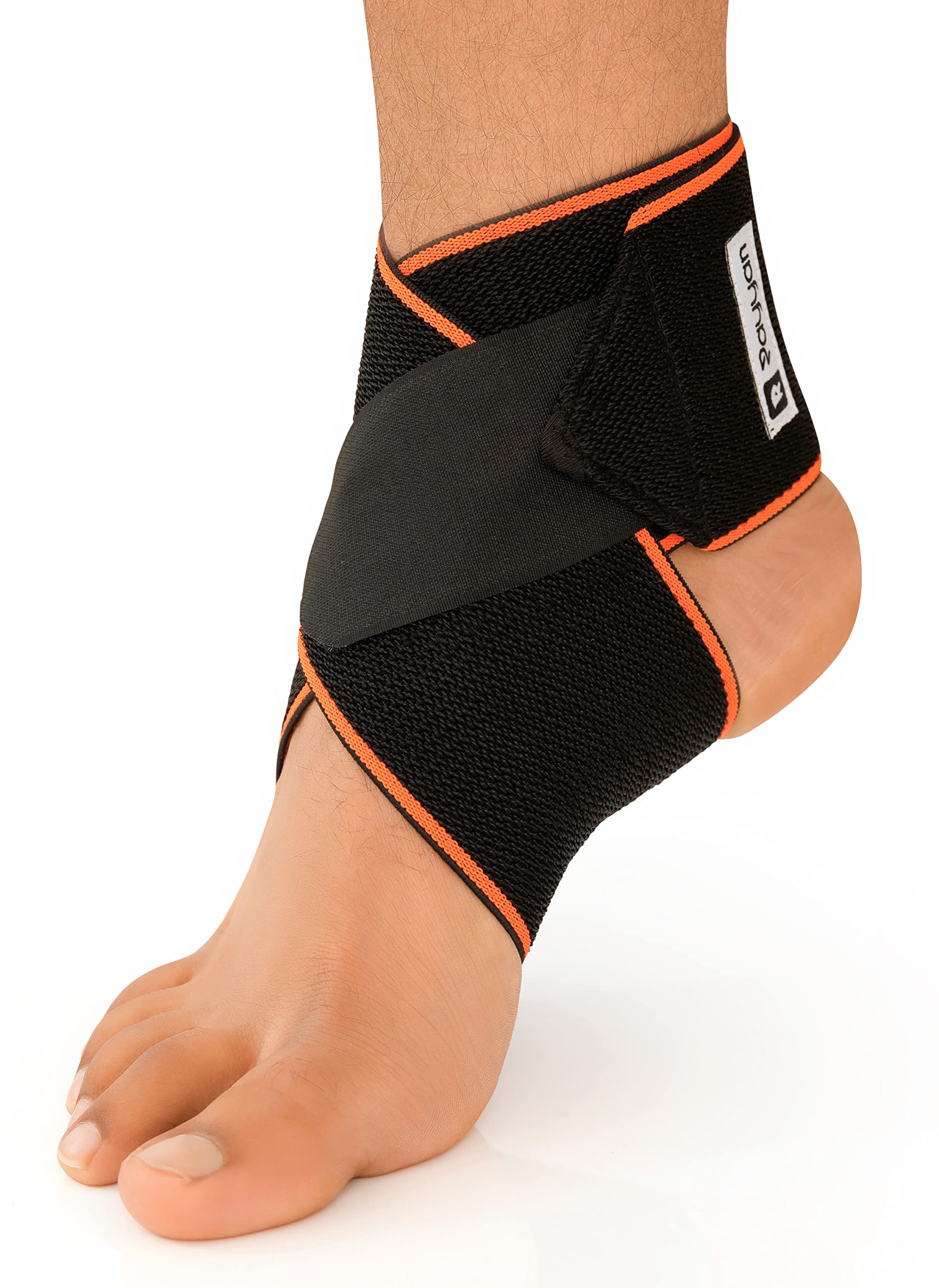 Rayyan Adjustable Ankle Strap Ankle Wrap Brace Compression for Sports Healing Sprained Ankle, Tendon, Achilles Men & Women (1, Sea blue)