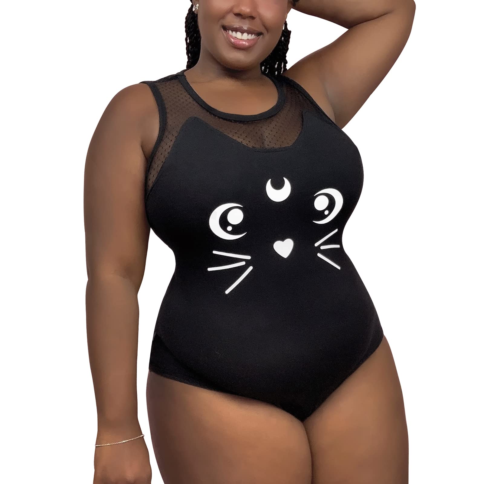 Littleforbig Cotton Romper Onesie Pajamas Bodysuit - Luna Onesie Skirt Set S Black