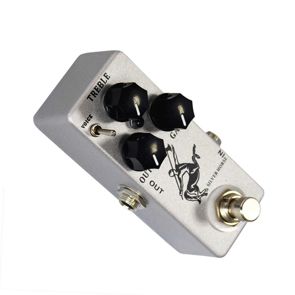 Overdrive Function Guitar Effect Pedal with True Bypass for Electric Guitar (Golden Horse)