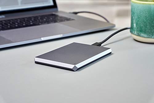 LaCie Mobile Drive 5TB External Hard Drive Portable HDD – Space Gray USB-C USB 3.0, for Mac and PC Desktop, 1 Month Adobe CC (STHG5000402)