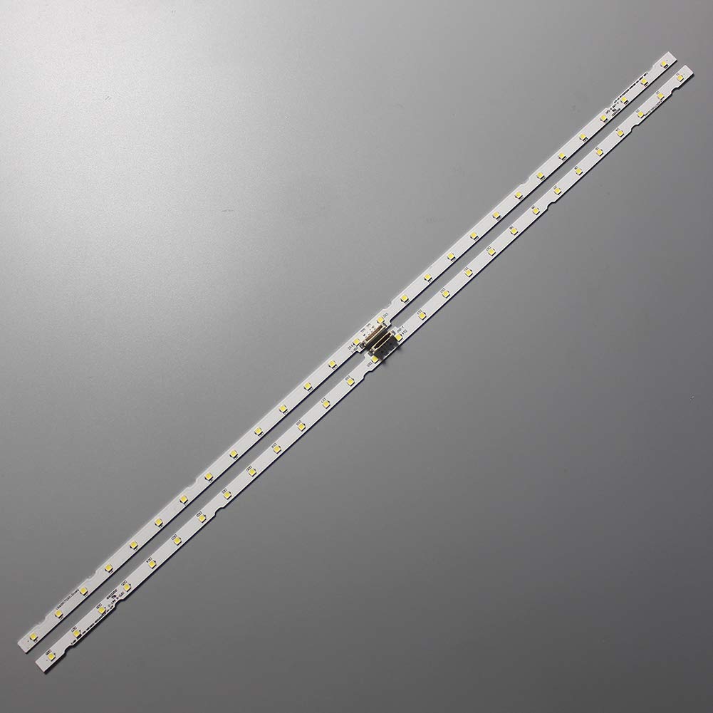 KLB 2pcs x 43TV LED Backlight Strips for Samsung AOT_43_NU7100F_2X28_3030C UE43NU7120U 7170U 7100U UN43NU7100 BN44-00947A 45954A