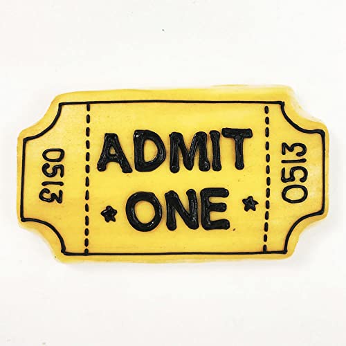 Ticket Plaque Cookie Cutter 3.75 Inch - Made in the USA β Foose Cookie Cutters Tin Plated Steel Ticket Plaque Cookie Mold