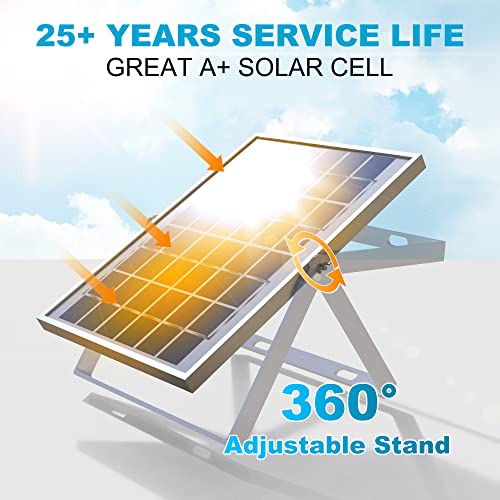 SOLPERK Solar Fan for Shed, 10w Chicken Coop Solar Panel Fan, Solar Greenhouse Fan with 11.8ft/3.6m Cable, Solar Exhaust Fan For Shed, Chicken Coop, Greenhouse, Dog House