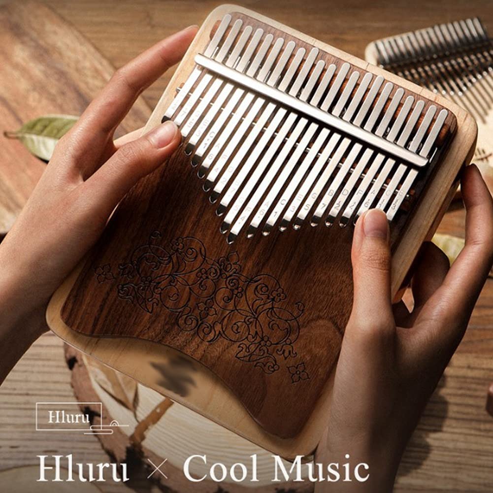 SDGH 21 Keys Tap The Sides to Make a Sound Thumb Piano Finger Wooden Musical Instrument for Beginner