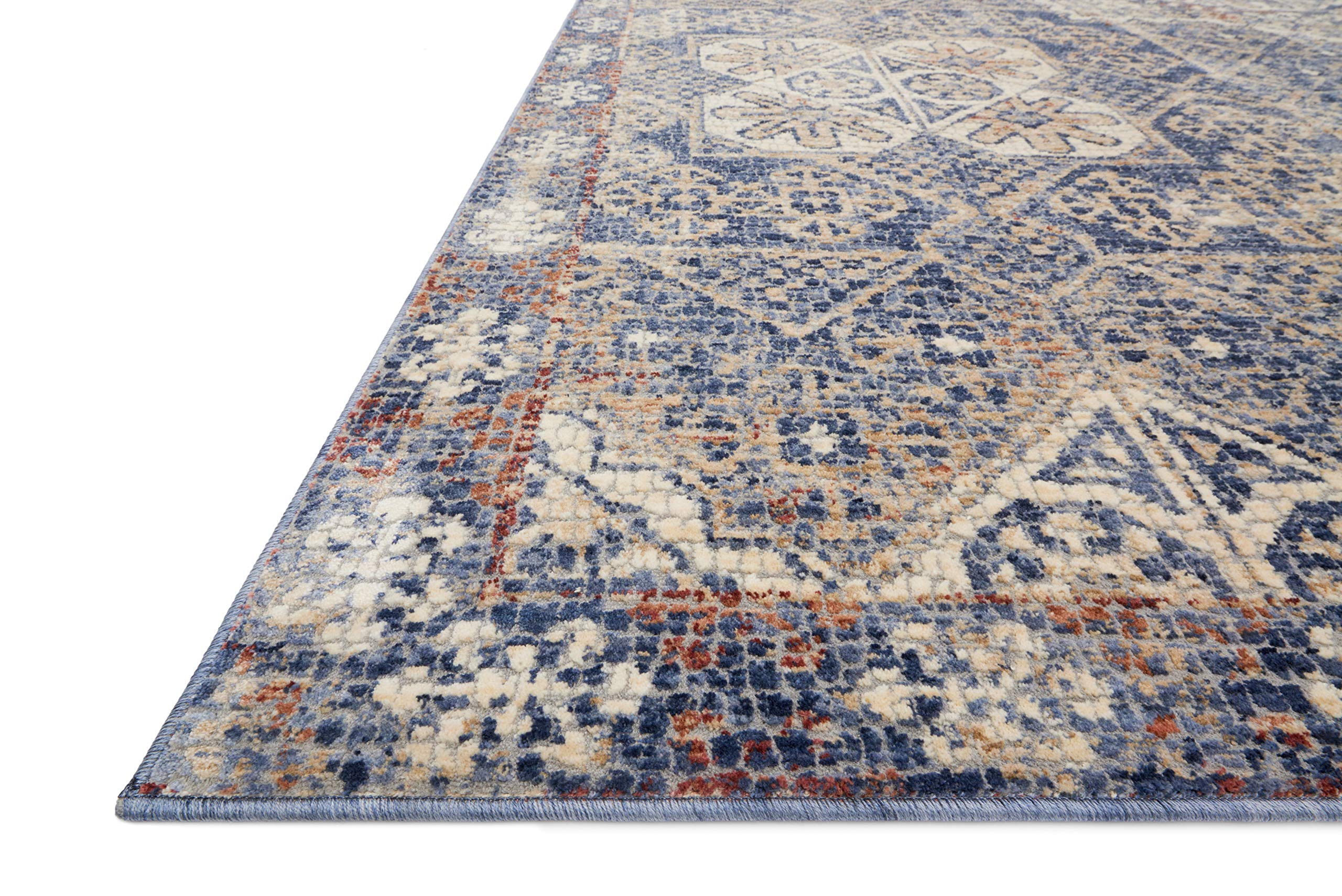 Loloi Porcia Collection Area Rug, 5' x 8', Blue