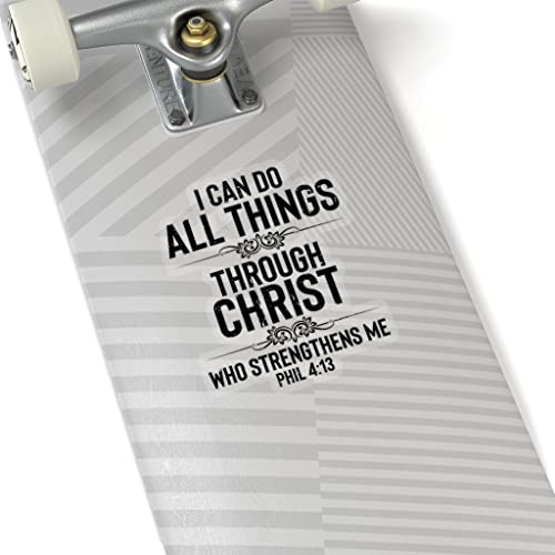 Teegarb Letter Blanket Sticker Decal Novelty Religious Prayer Holy Writ God Book Worship Lover Humorous Blessing Stickers for Laptop Car 2" × 2" / Transparent