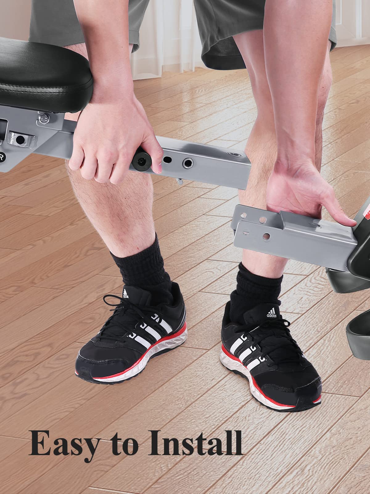 Rowing Machine for Home Use Magnetic Folding Rower Exercise Whole-Body Training Equipment with 16 Levels Resistance