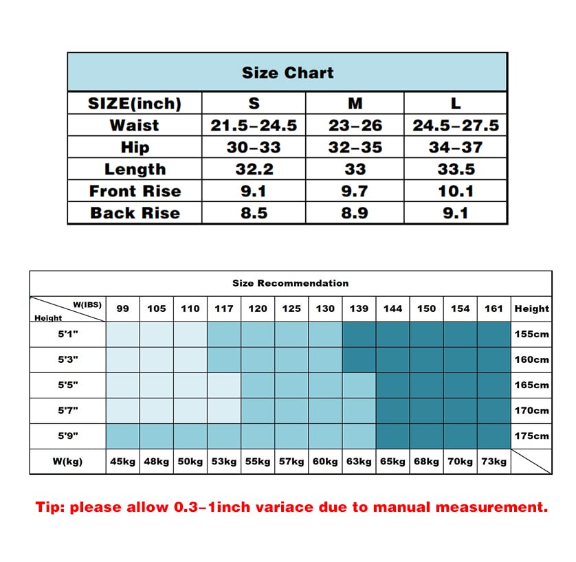 PEACH SEA Women High Waist Yoga Pants Tummy Control Workout Scrunch Butt Lifting Leggings Black