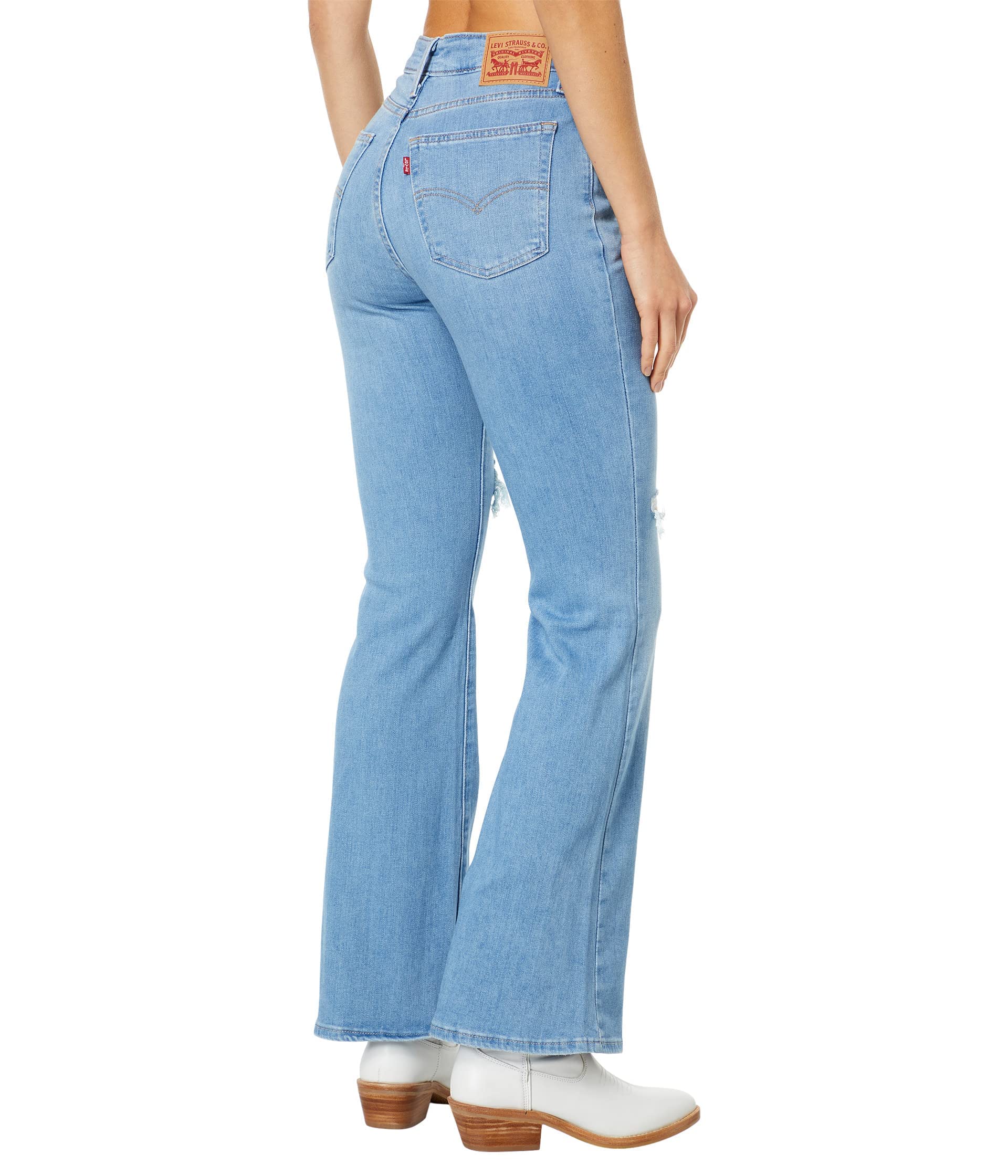 Levi's Women's 726 High Rise Flare Jeans, (New) Let's Talk, 29 Regular