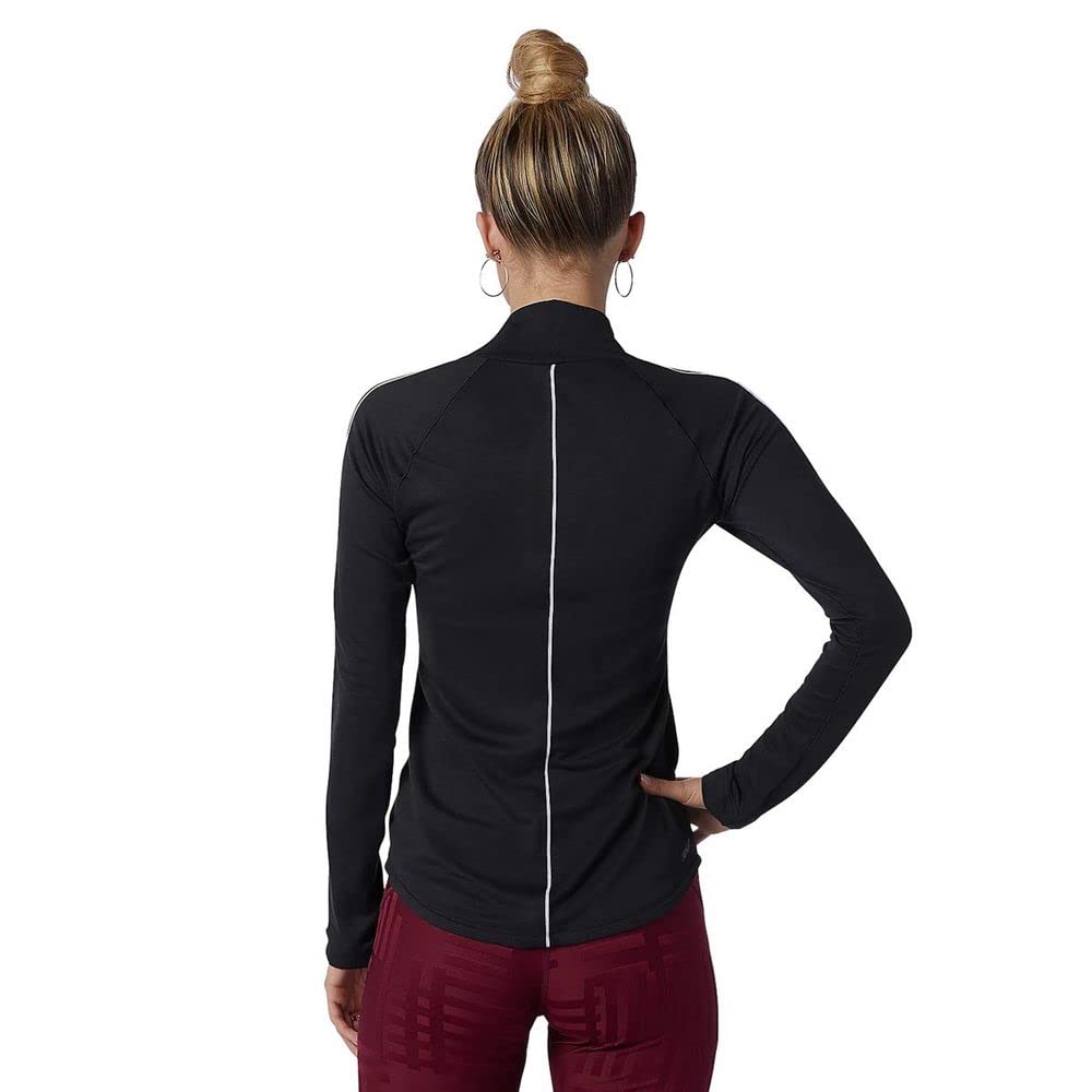 New Balance Women's Q Speed 1NTRO Long Sleeve, Black , Medium
