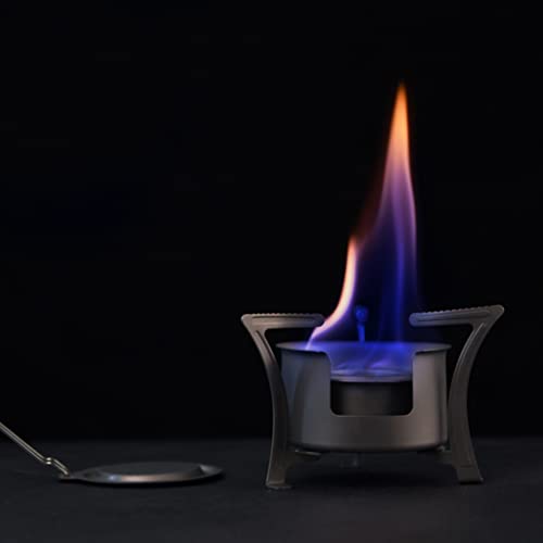 SEASD Spirit Stove with Pot Stand Outdoor Camping Mini Wood Furnace Burner Backpacking