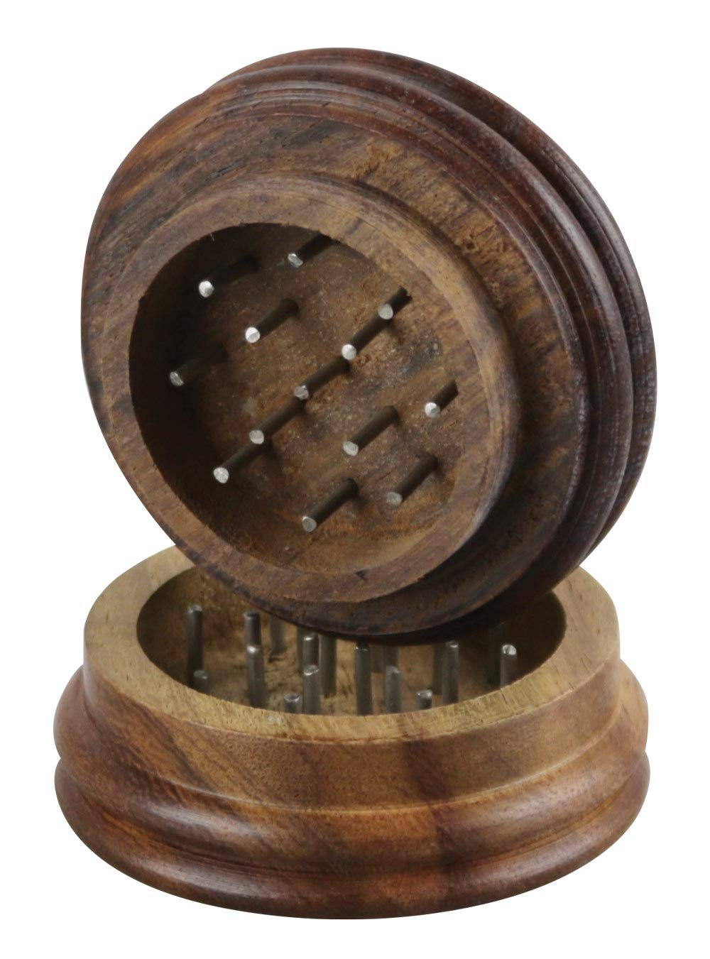 Quality 2" Inch 2 Piece Rosewood Wood Herb Grinder
