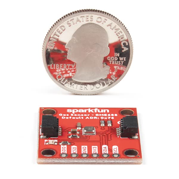 SparkFun Environmental Sensor - BME688 (Qwiic) - Gas scanning Sensor - Temperature Humidity Barometric Pressure - Scan for VOCs VSCs and Other Gasses in The Parts per Billion Range ppb