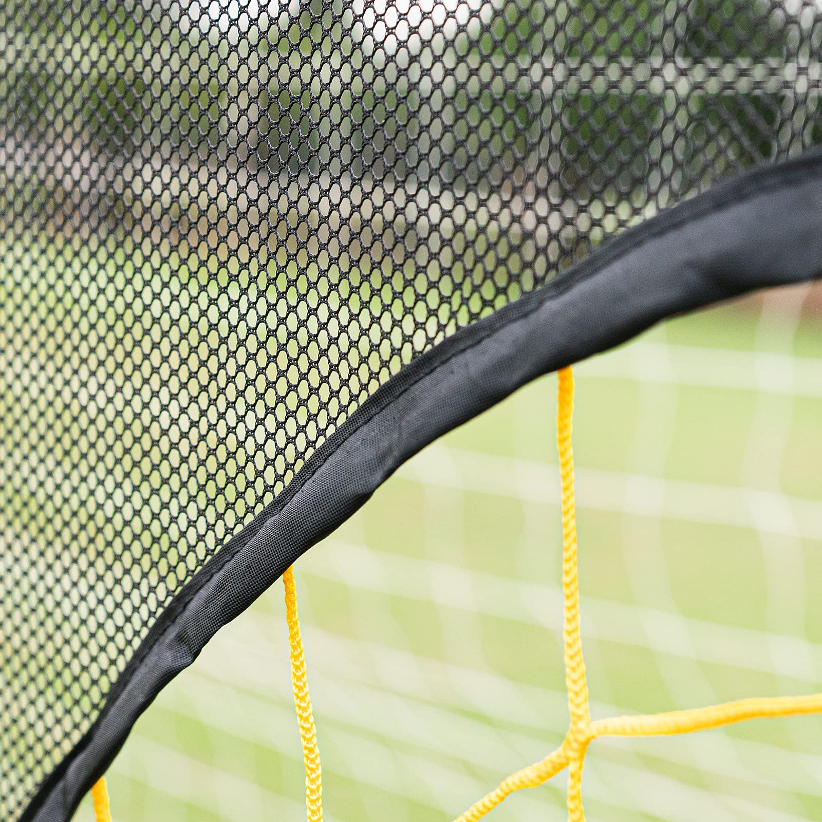 PodiuMax Soccer Goal Target Net with Highlighted Scoring Zones, Sturdy Polyester Net for Shooting and Finishing Drill Practice, 12x6' Futsal