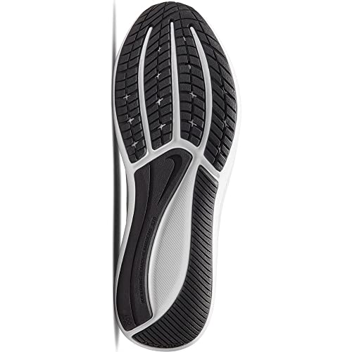 NIKE Girl's Running Shoes, Black Grey Dark Smoke White, 37.5 EU