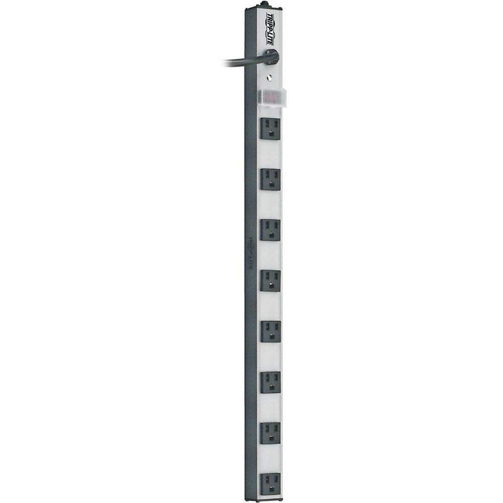 Tripp Lite Vertical Power Strip, 8 OUTLETS, 15 FT Cord, Silver
