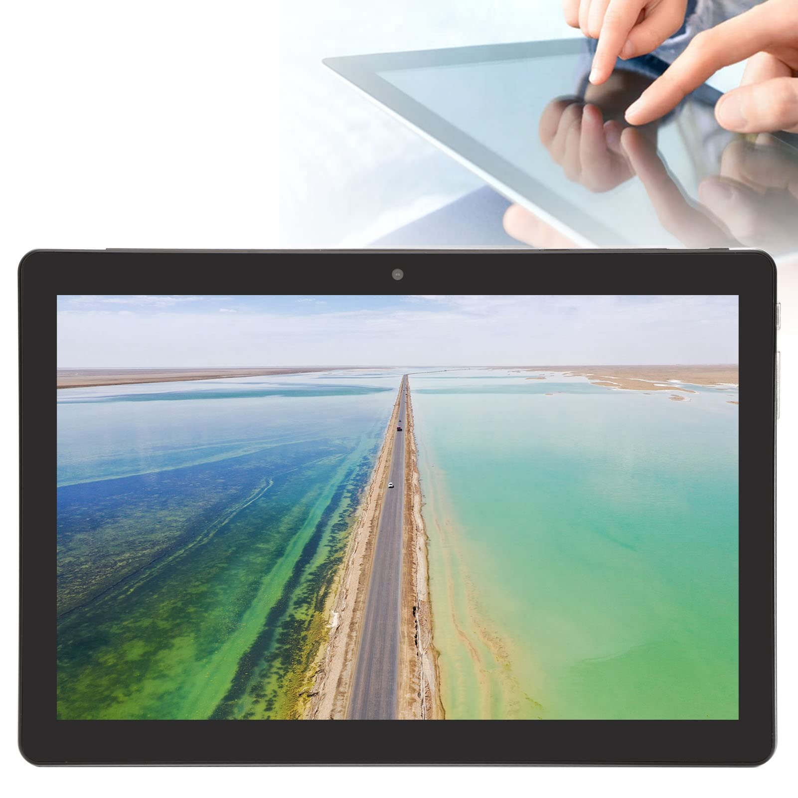 Pomya Tablet, 10.1 Inch 1280x800 IPS LCD Tablet for 9.0, 4G LTE Network Calling Tablet, 4GB RAM 64GB ROM Dual SIM Dual Standby Tablet for Game, Work