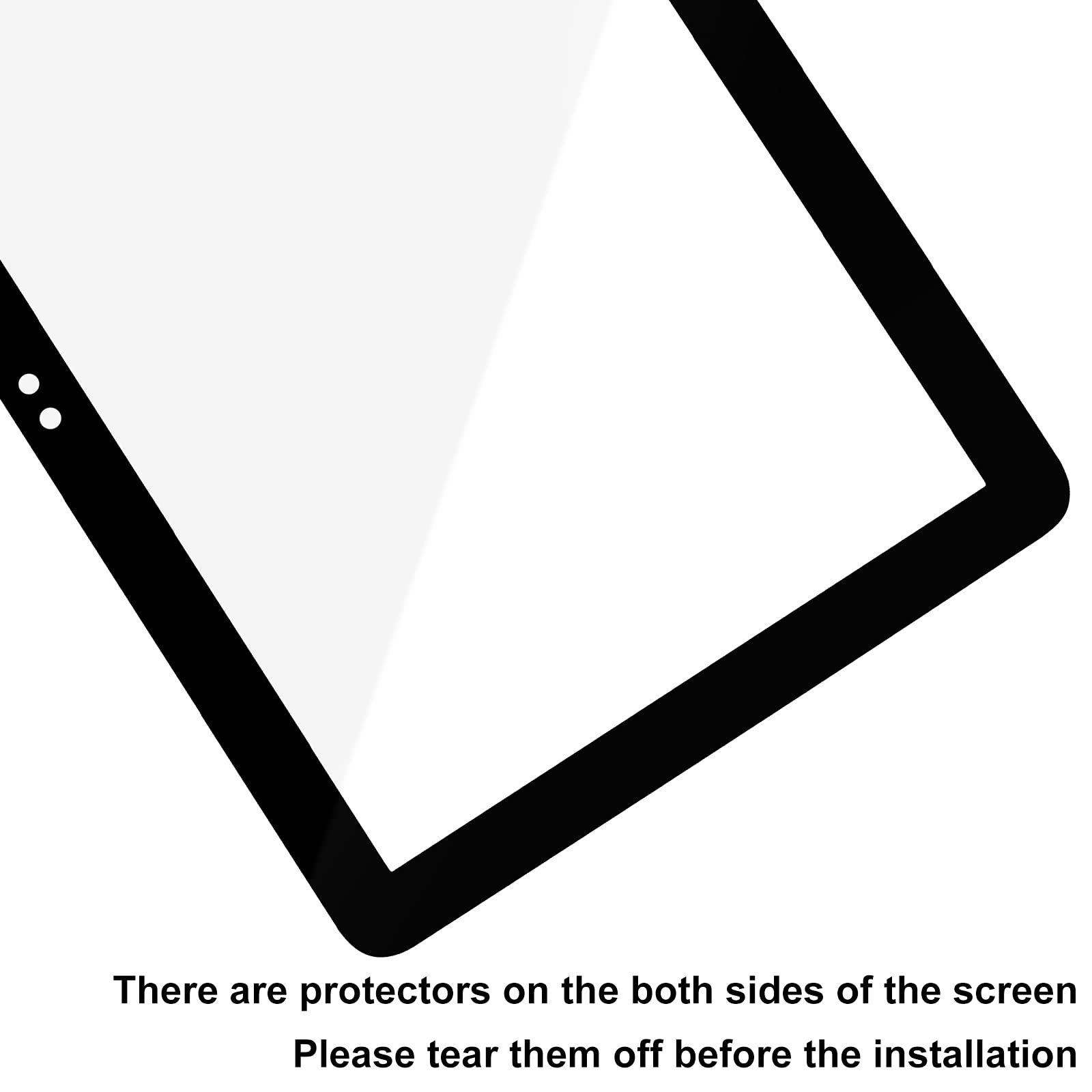 LXun Upgraded Digitizer Glass Compatible with Amazon Kindle Fire HD 8 /HD 8 Plus Tablet 10th Generation 2020 K72LL3 K72LL4 Touch Screen Digitizer Replacement Panel Front Glass Lens with Repair Tools