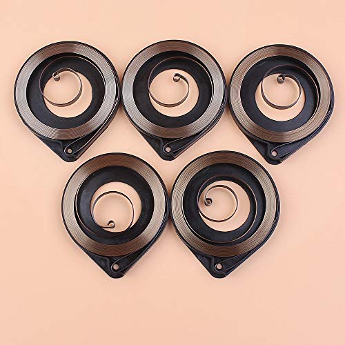 Laliva tools - 5Pcs/lot Starter Recoil Spring For HUSQVARNA 50 51 55 Special EPA Rancher 36 39 40 41 45 49 Chainsaw Parts #501 76 31-01