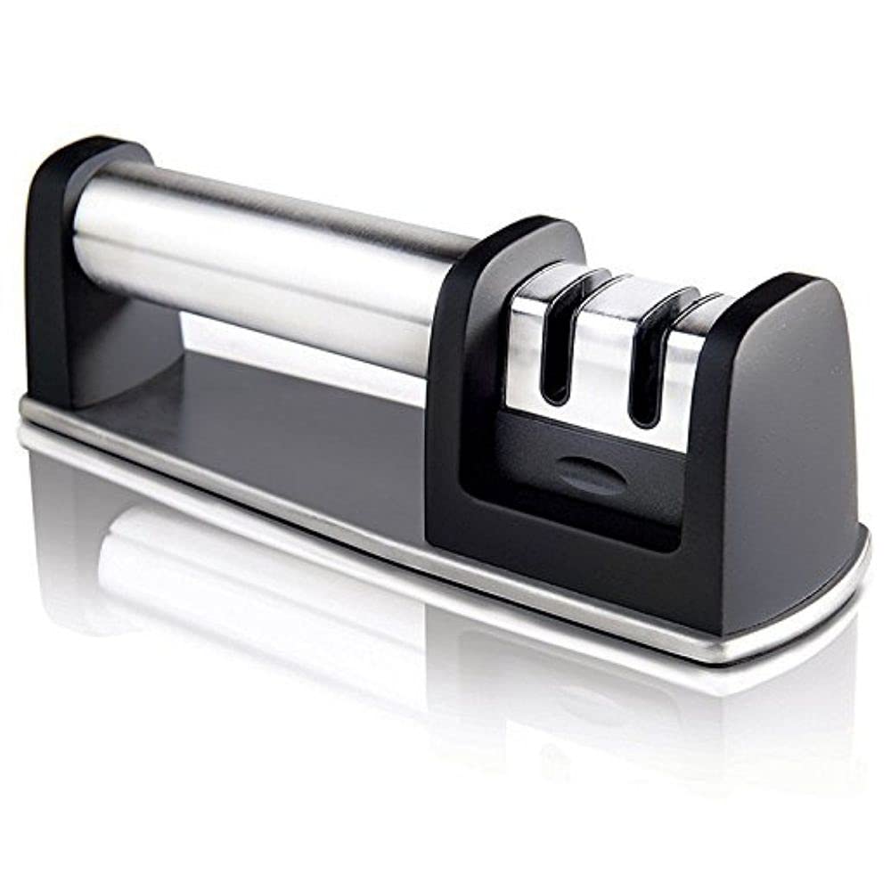 Knife Sharpener for All Knives, Sharpens Dull Knives Quickly, Safe and Easy to Use.