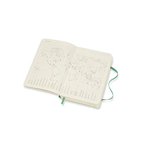 Moleskine Classic 12 Month 2022 Daily Planner, Soft Cover, Pocket (3.5" x 5.5"), Ice Green