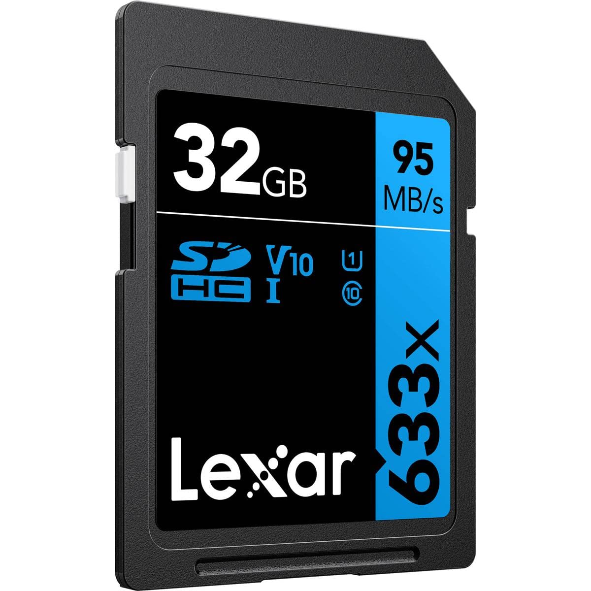 Lexar Professional 633x 32GB SDHC UHS-I Card, Up To 95MB/s Read, for Mid-Range DSLR, HD Camcorder, 3D Cameras, LSD32GCB1NL633 (Product Label May Vary)