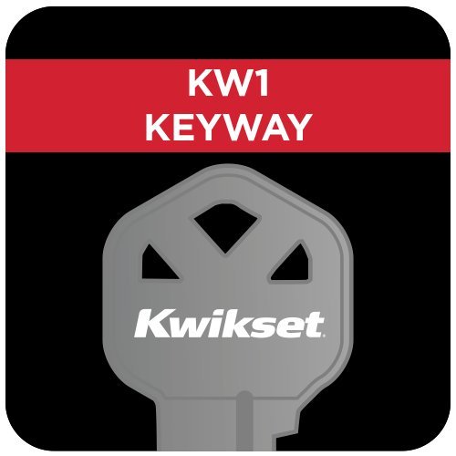Kwikset Lido Keyed Entry Lever and Single Cylinder Deadbolt Combo Pack with Microban Antimicrobial Protection featuring SmartKey Security in Venetian Bronze (99910-047)