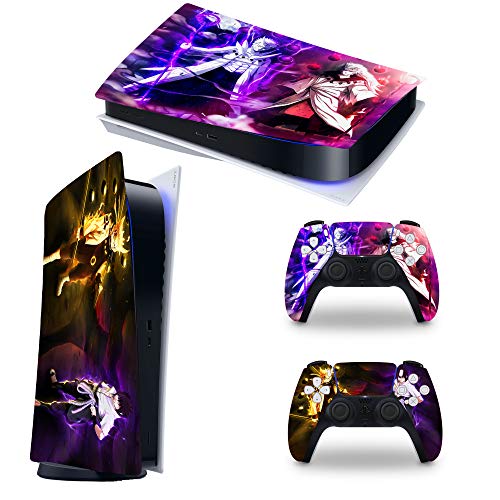 Ninja Leaf - PS5 Standard Edition Skin Console - PS5 Standard Edition Controller Skin Cover Vinyl Decal Protective