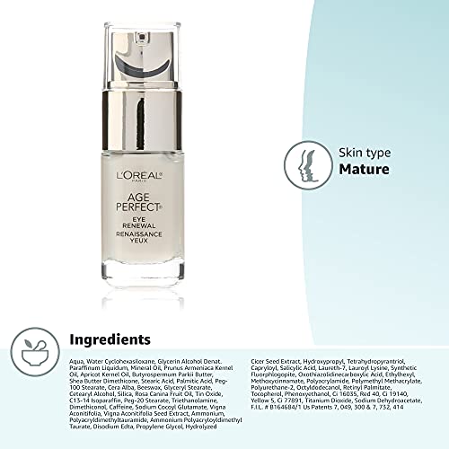 L’Oréal Paris Age Perfect Eye Renewal Cream, 0.5 fl oz - Anti-Aging for Mature Skin