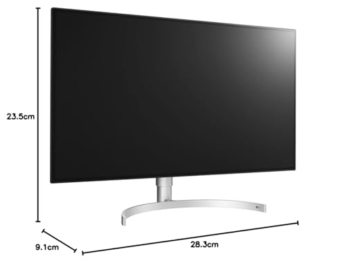 LG 32UL950-W 32" Class Ultrafine 4K UHD LED Monitor with Thunderbolt 3 Connectivity Silver (31.5" Display)