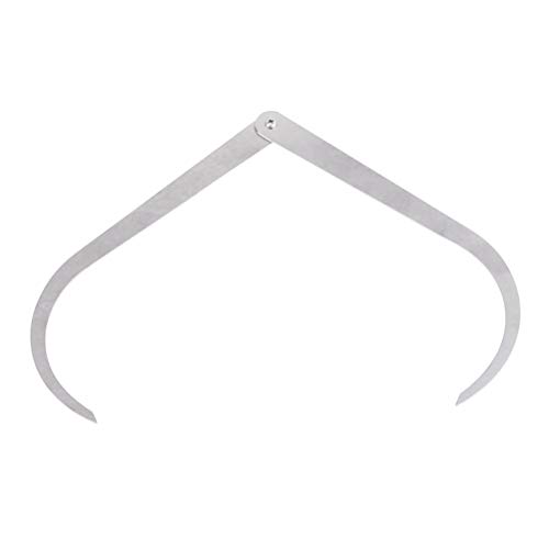 SUPVOX 4pcs Stainless Steel Clay Caliper Caly Sculpture Measuring Caliper Ceramics Measuring Tool (4 Inch, 8 Inch, 10 Inch, 12 Inch)