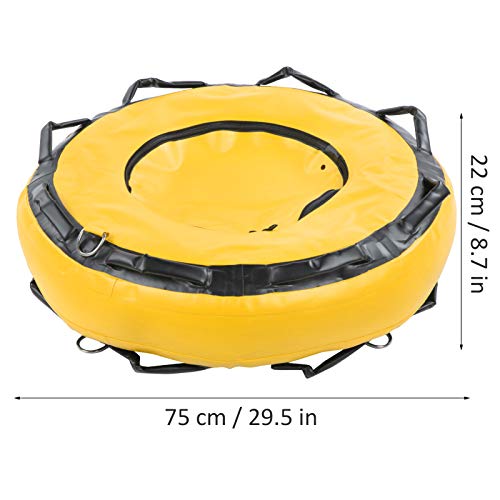LZKW Float Buoy Diving Buoy, Dive Float Signal Marker Training Buoy, 1000D for Diving Water Sports(Yellow)