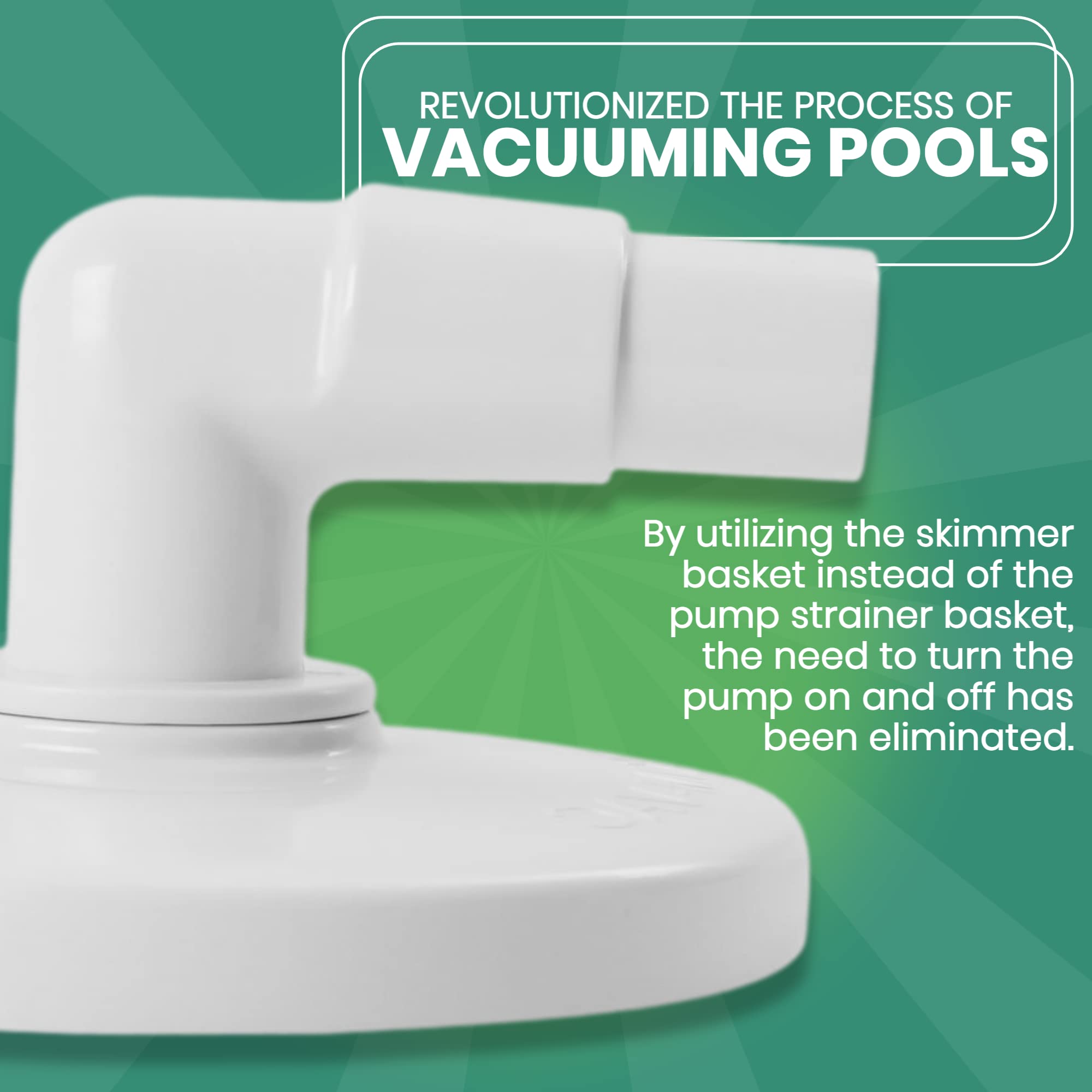 TonGass 7-1/4" Pool Skimmer Vacuum Plate Compatible with Hayward Swimming Pool Skimmer SP1089 - Skim Vac 1 1/4โ and 1 1/2โ Combo Hose Elbow Adapter - Exact Replacement Hayward SP11071