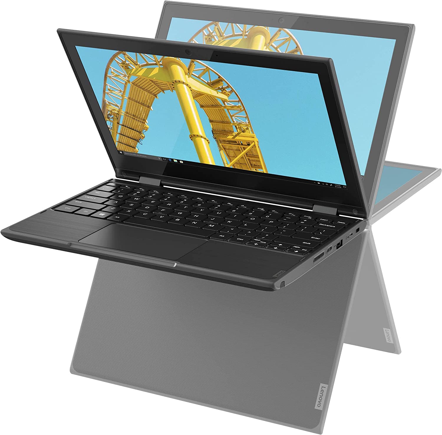 Lenovo ThinkPad Yoga 11E 11.6" HD 2-in-1 Touchscreen Laptop, Intel Celeron N4120, 4GB RAM 128GB SSD, Intel UHD Graphics 600, Webcam, HDMI, WiFi, Bluetooth, Windows 10 Pro, Black