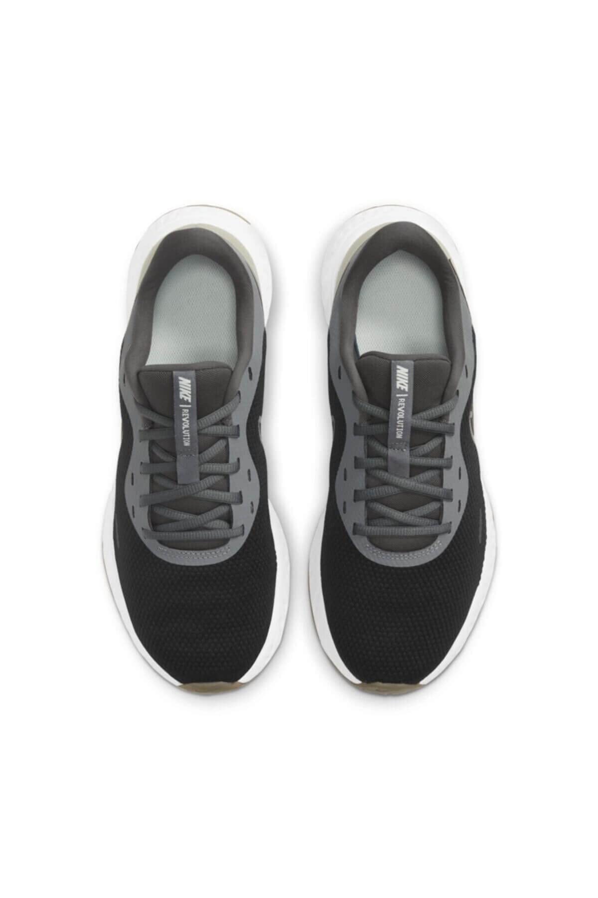 Nike Men's Revolution 5 Running Shoe, Black Iron Grey Lt Army Barely Green Gum Dk Brown, 7.5 US
