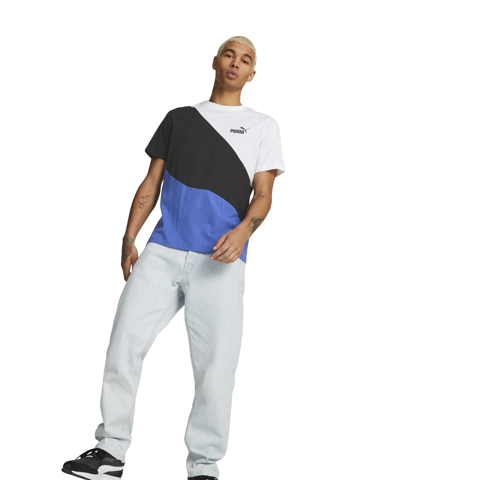 Puma Men's Power Cat Tee, Royal Sapphire, X-Large