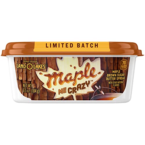 Land O Lakes® Maple Me Crazy Limited Batch Maple Brown Sugar Butter Spread, 6.5 oz Tub