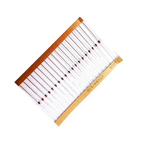 Taidacent 10 Pcs KTY84-130 Silicon PTC Temperature Thermistor Sensor Linear PTC Thermistor Used in Motor Servo KTY84 Silicon Temperature Sensors