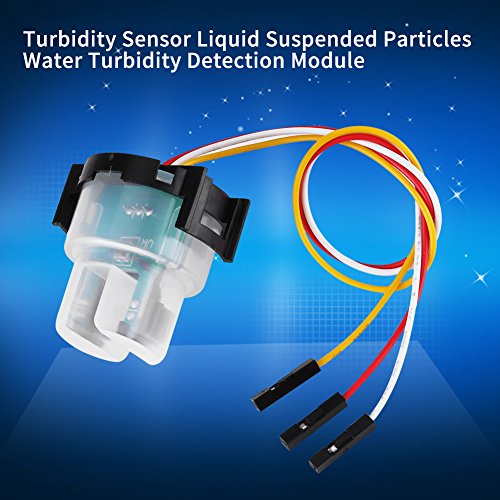 Taidda Turbidity Sensor, Optical Turbidity Sensor Module Water Turbidity Sensing Liquid Suspended Particles Turbidity Detection Module