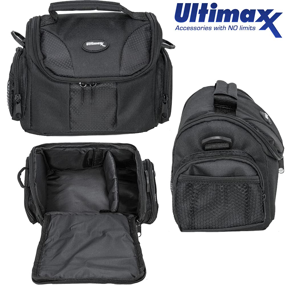 Nikon B500 Digital Camera (Black) with All-in-One Starter Bundle - Includes: SanDisk Ultra 64GB Memory Card, 4X Rechargeable Seller Replacement Batteries, Medium Size Carrying Case, and Much More