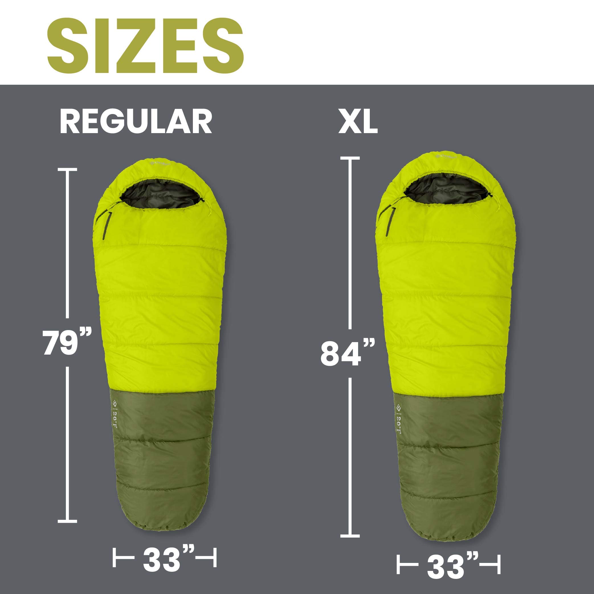 Outdoor Products 20F Mummy Sleeping Bag