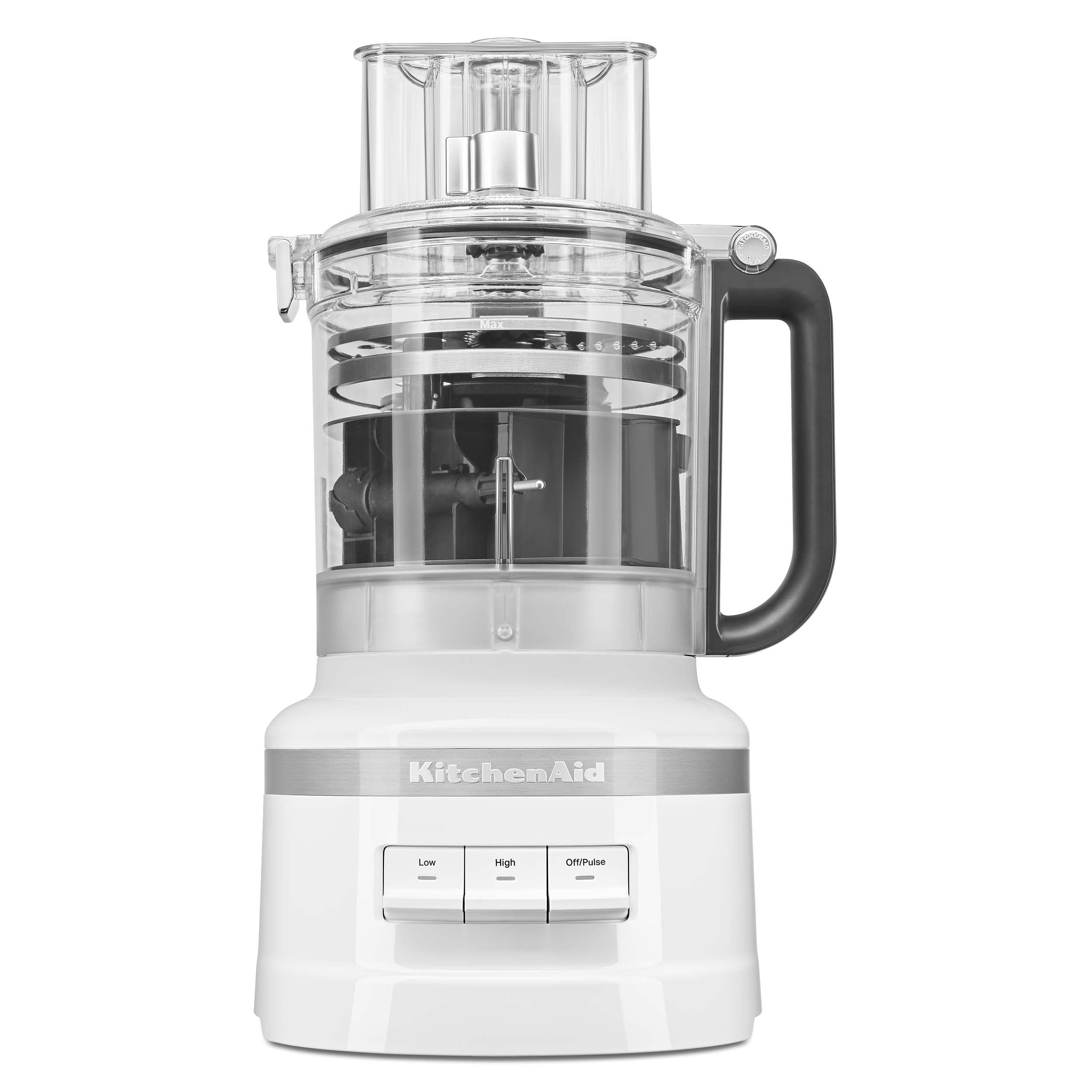 KitchenAid 13-Cup Food Processor, White & Variable Speed Corded Hand Blender - KHBV53, White