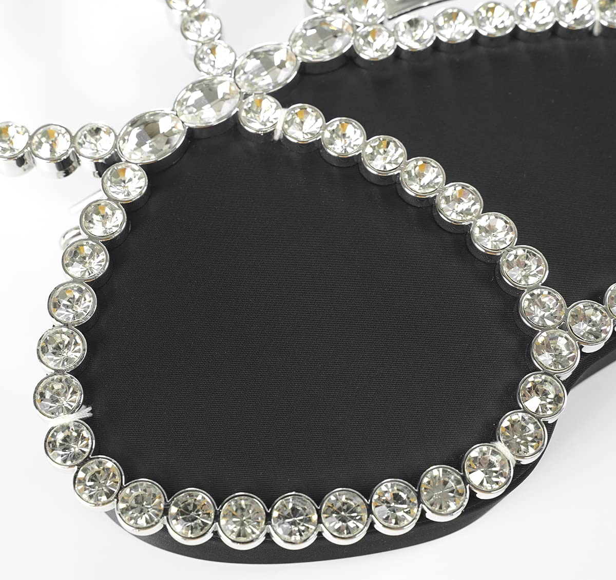 Rhinestone Evening Bag for Women Chic Butterfly Clutch Hobo Handbag Shiny Purse Sparkly Faux Diamond Top Handle Bag Mini Cute