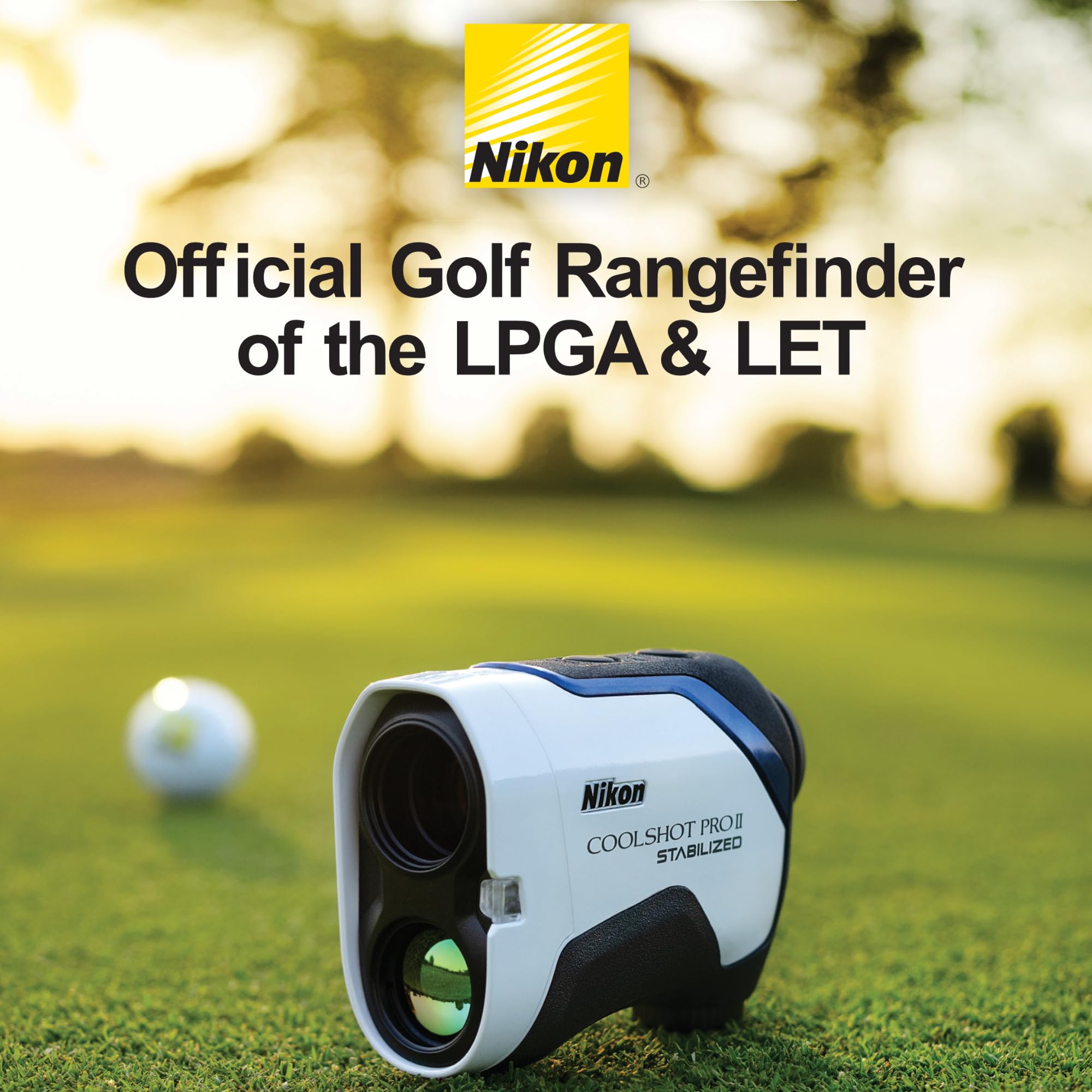 Nikon COOLSHOT 50i Golf Rangefinder (16760) Bundle with 3 Extra CR2 Batteries and a Cleaning Cloth - Waterproof, Magnetic, Flagstick Lock On Technology with Slope Adjustment - Mens Golf Accesories