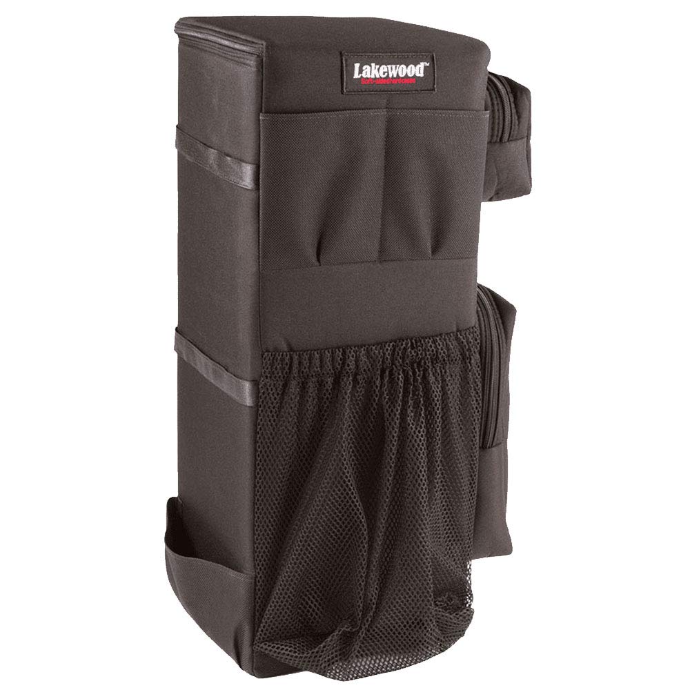 Lakewood Fishing Black Ice Pak Locker Tackle Box Adjustable Shoulder Straps
