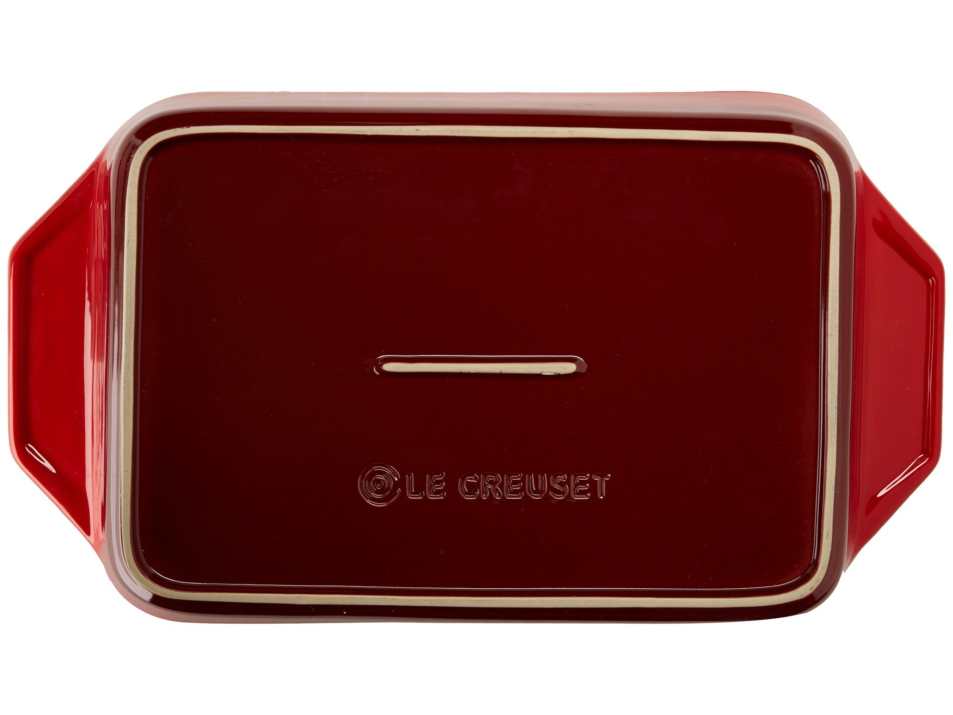 Le Creuset Stoneware Rectangular Dish, 3.15 qt. (12.5" x 8.25"), Cerise